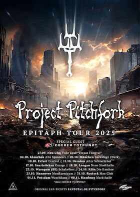 Project Pitchfork - EPITAPH Tour 2025 - Sa. 18.10.2025 um 20:00 Uhr - 63225 Langen | Tickets