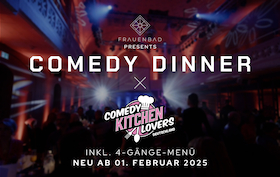 Comedy Dinner Heidelberg - 4 Gänge Menü + 3 Comedians - Sa. 22.03.2025 ...