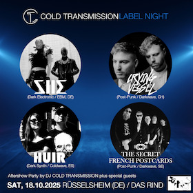 Cold Transmission Festival 2025 - supporter Ticket - Sa. 18.10.2025 um ...