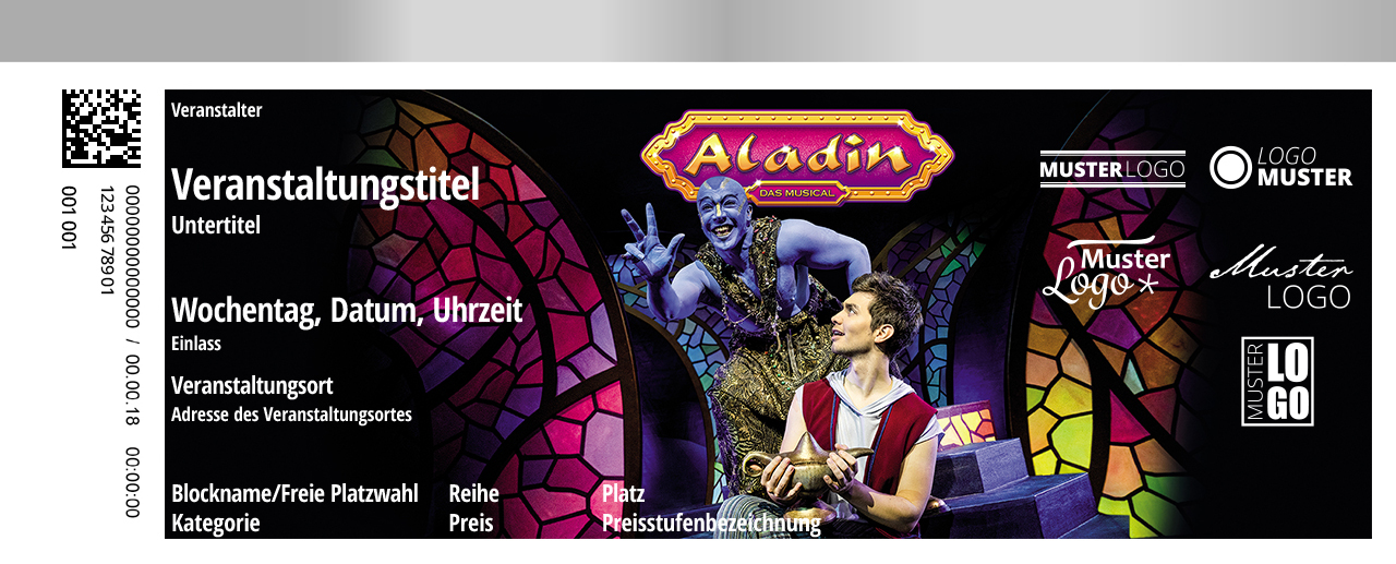 Aladin - das Musical - Do. 03.12.2026 um 16:00 Uhr - 47608 Geldern ...