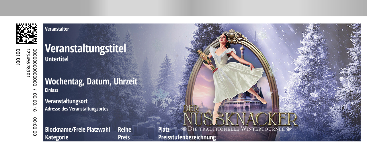 Der Nussknacker Grand Classic Ballet Die traditionelle Winter-Tournee ...